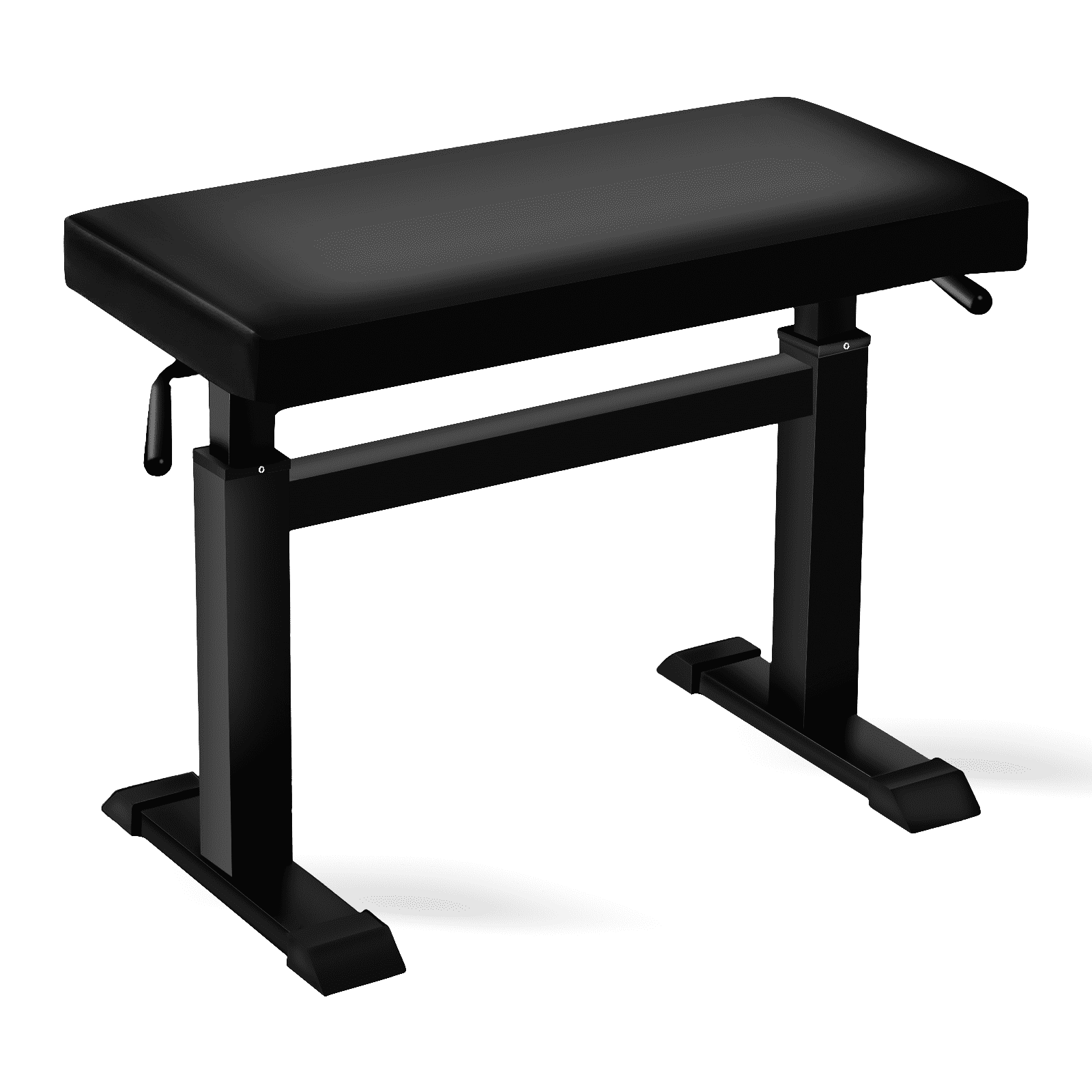 Piano Bench with Hydraulic Adjustable Seat,Harp Bench Black,27.5''x12 ...