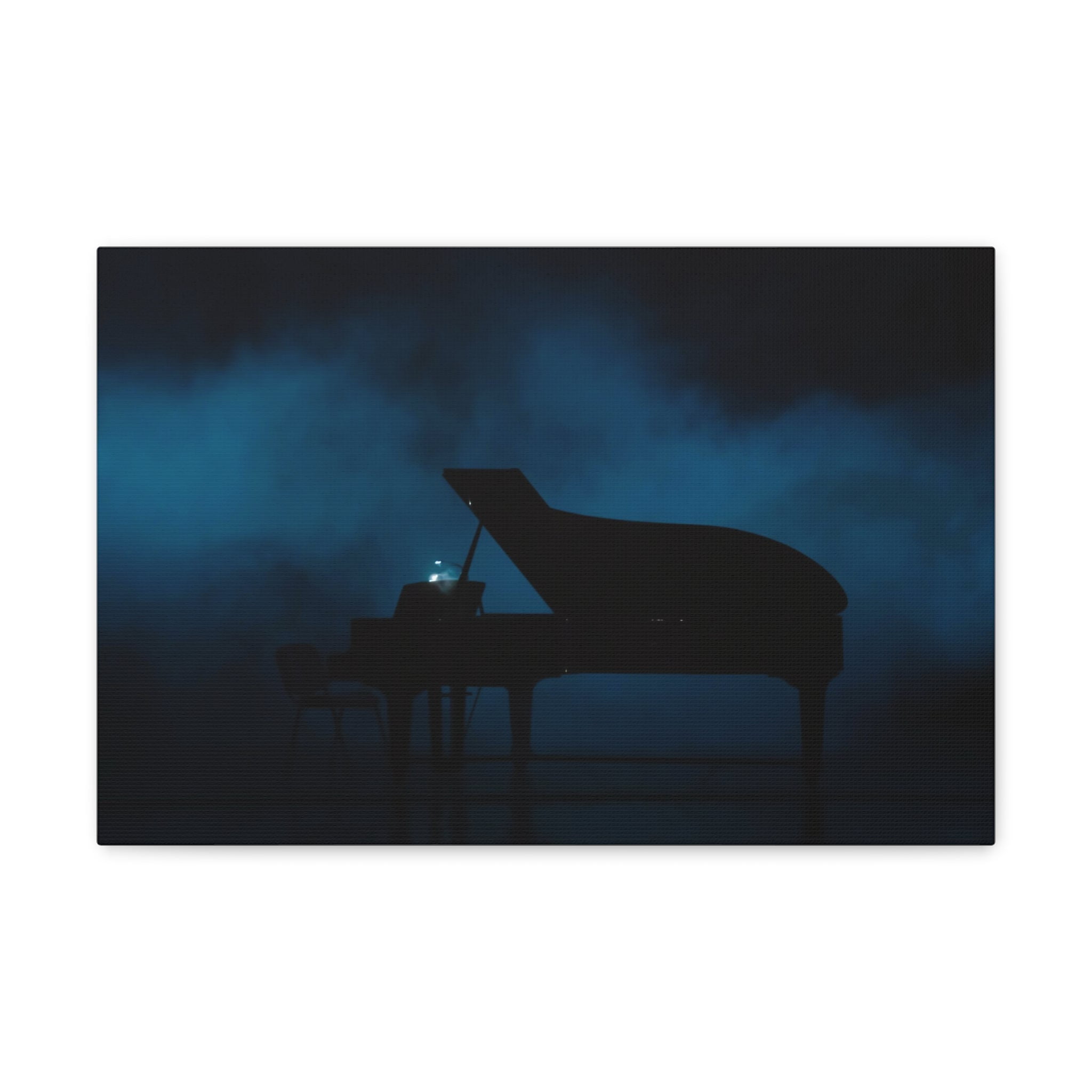 Piano Dark Music Lover's Delight Piano Keyboard Canvas Wall Art for ...