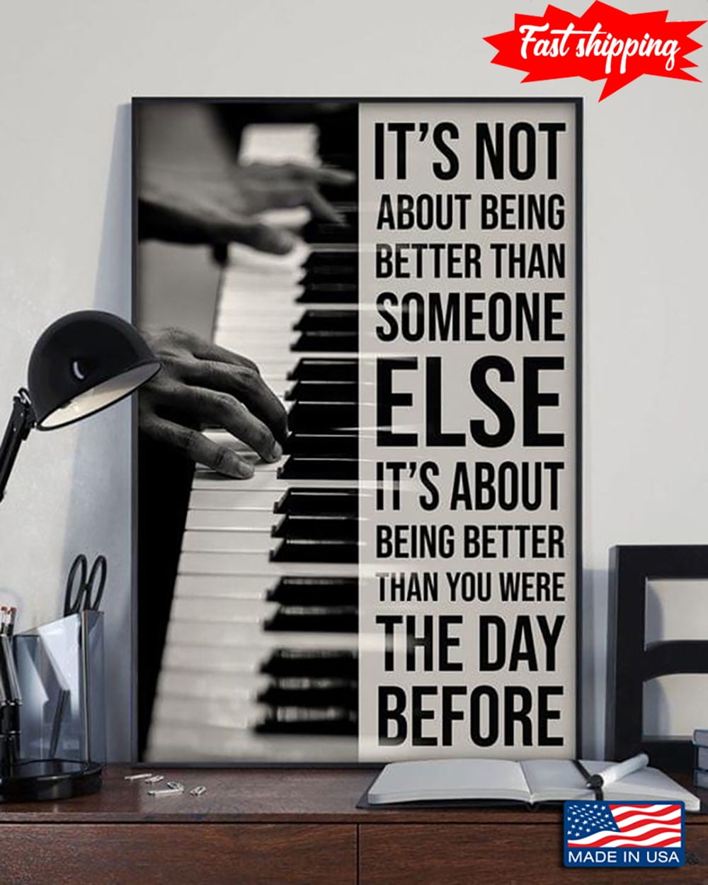 Piano It’s Not About Being Better Than Someone Else It’s About Being ...