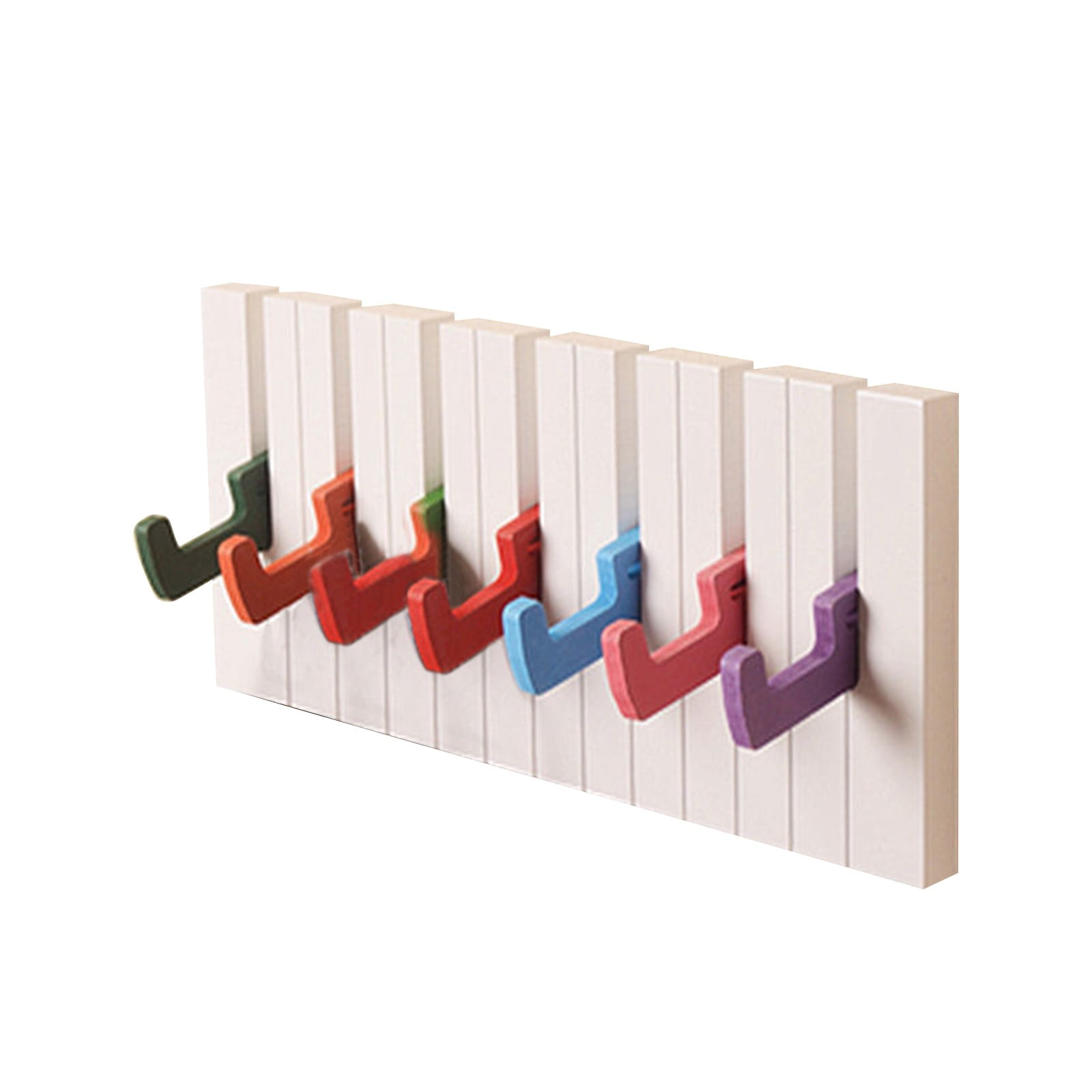 Piano Key Wall Hanger Rack | Foldable Coat & Hat Organizer for Kids ...