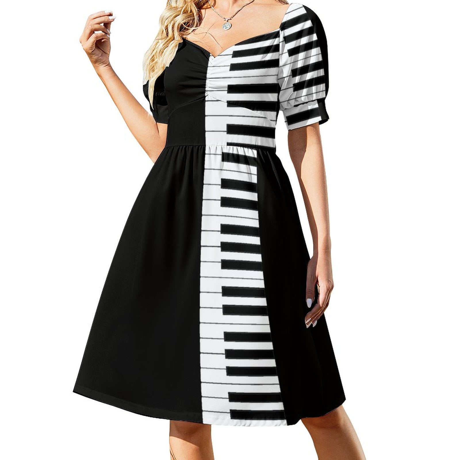 Piano Keyboard Dress cocktail dresses evening dresses women - Walmart.com