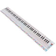 Piano Keyboard Note 88 Key Chart Portable Waterproof Learning Guide for ...