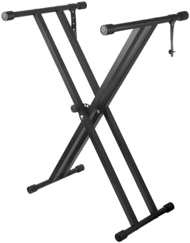 Piano Keyboard Stand Double X Heavy Duty Keyboard Stand with Locking ...