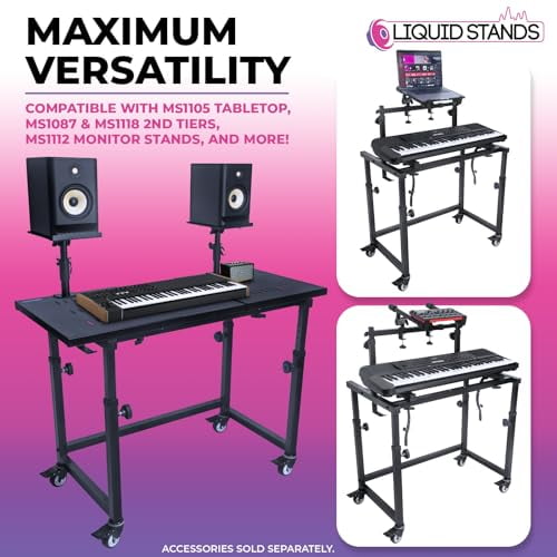 Piano Keyboard Stand Music Studio Desk for Music Production - Electric ...