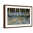 Art.com Piano Keys Art Print by Dan Meneely, Brown Frame Wall Art, 29 ...