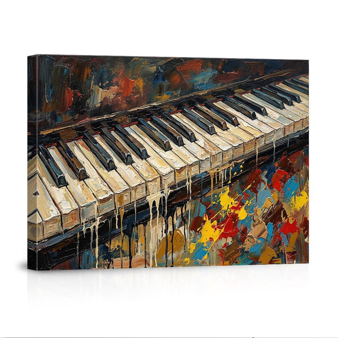 Piano Keys Music Room Studio USA Made Canvas - Walmart.com