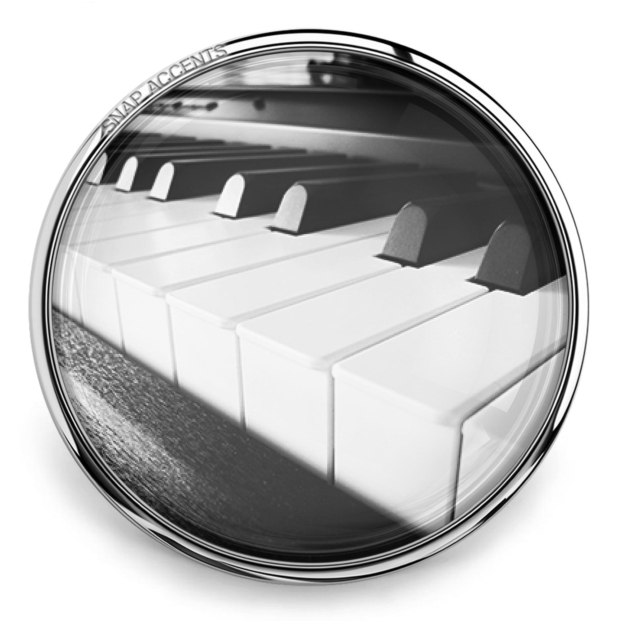 Piano Keys Music Snap Jewelry Ginger Charm Button, For Interchangeable ...