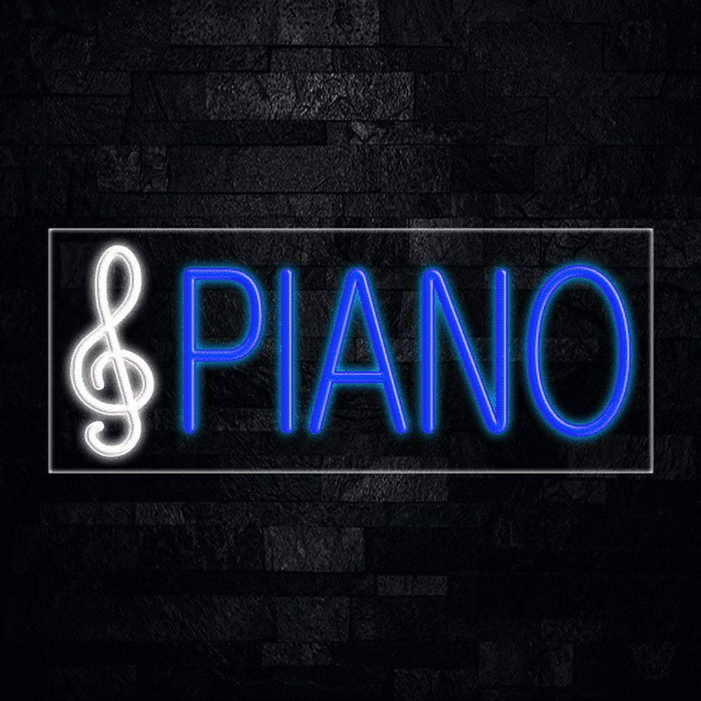 Piano-LED Neon Sign 30"L x 12"H #30111 - Walmart.com