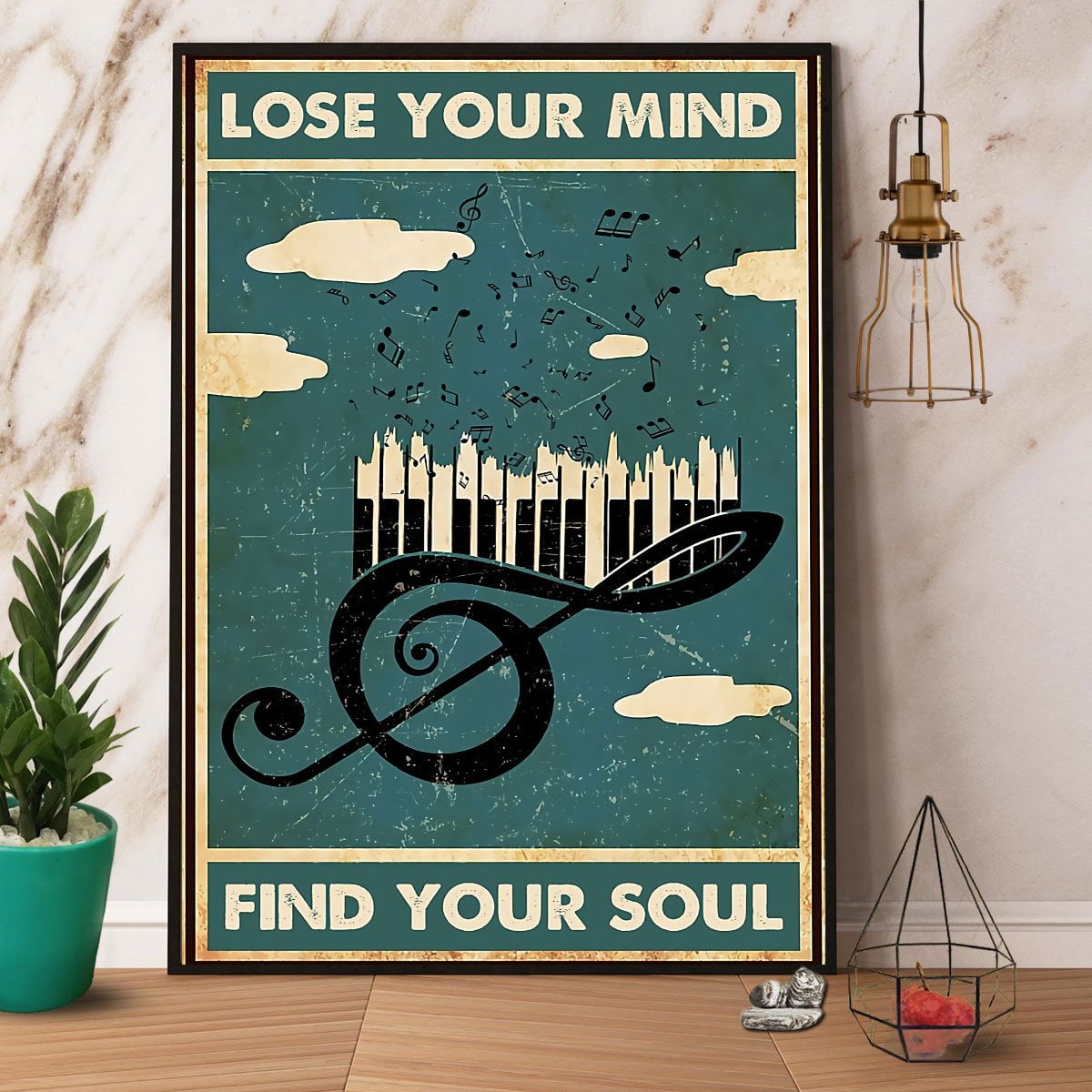 Piano Lose Your Mind Find Your Soul Paper Poster No Frame Matte Wall ...