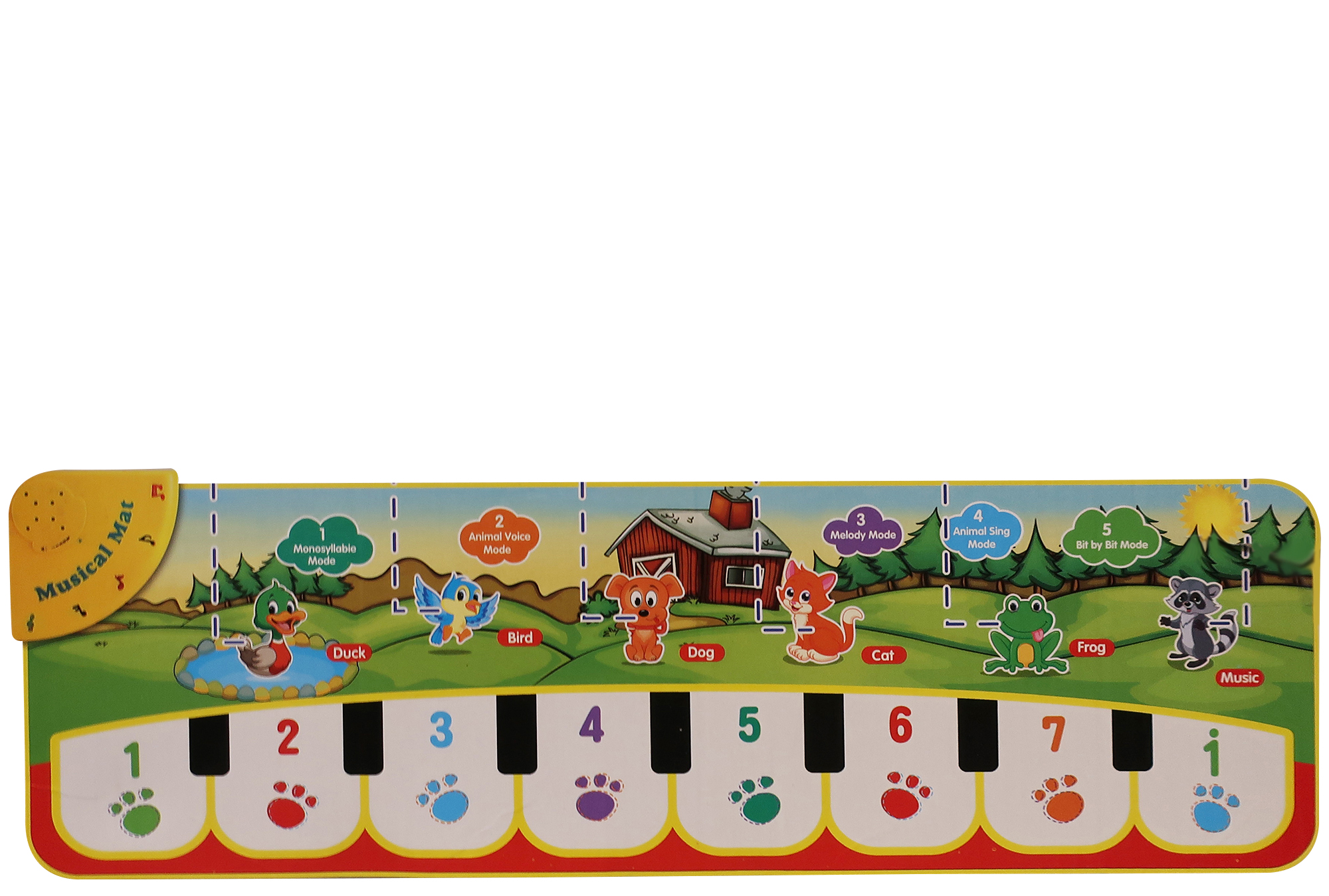 Piano Mat for Kids 35” x 11”, Forest & Twelfth Musical Instruments ...