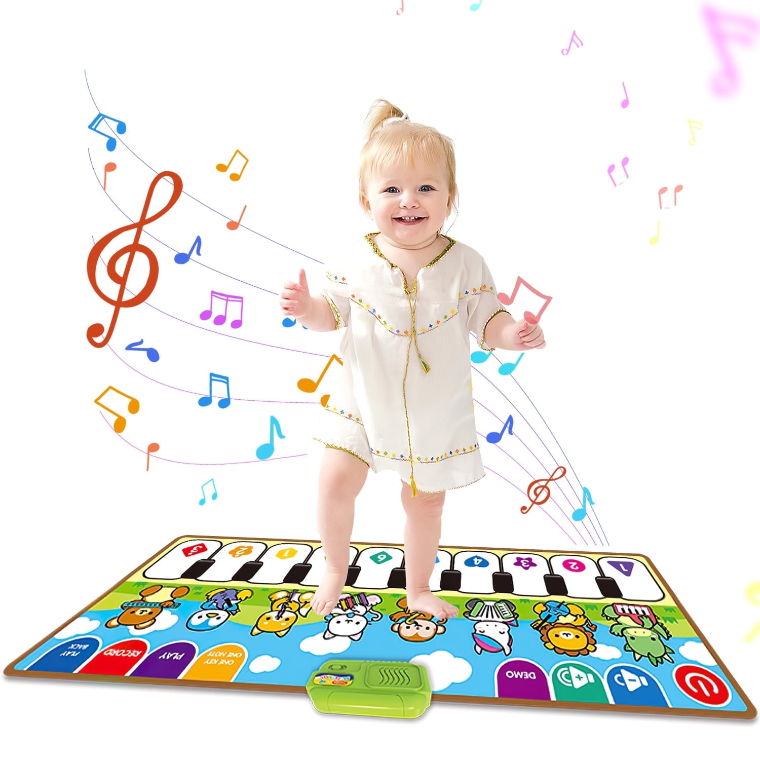 Kids Musical Piano Mats with Multiple Music Sounds,Musical Toys Baby ...