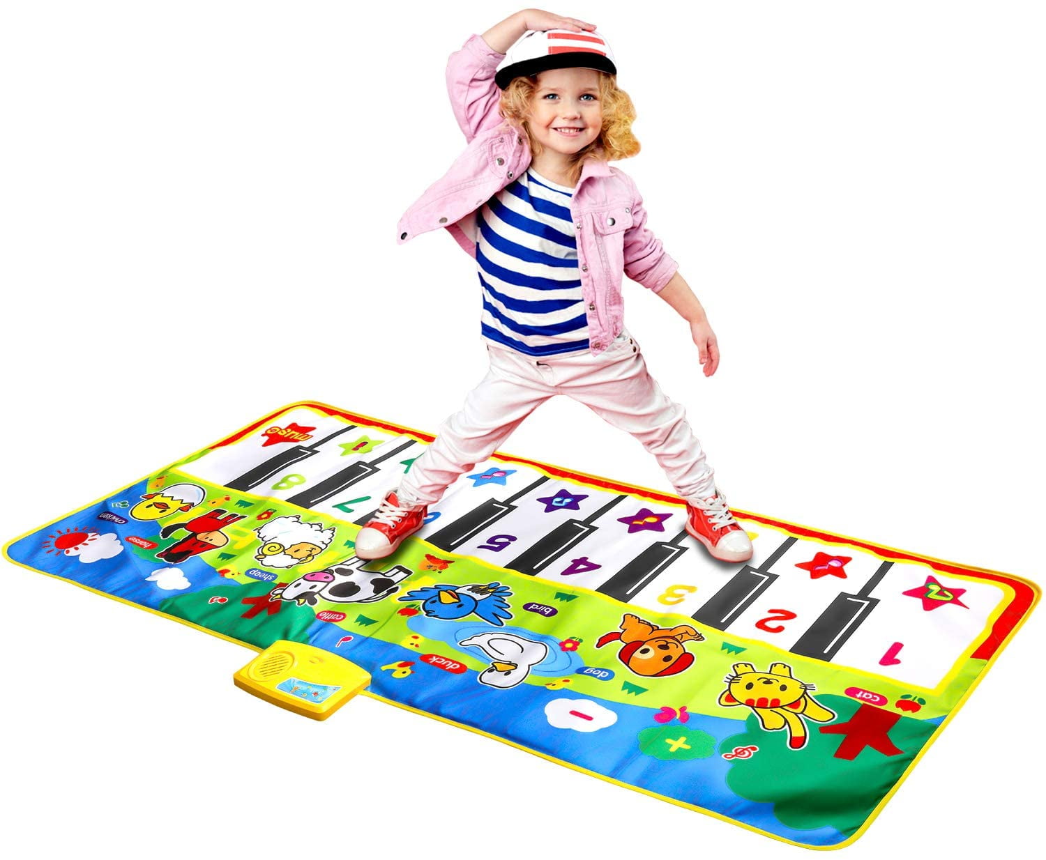 Piano Mat, Musical Piano Mat Keyboard Play Mat Portable Musical Blanket ...