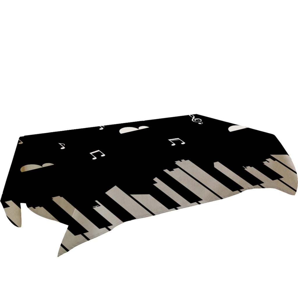 Piano Music Table Cloth Rectangular Cover Tea Dining Home Textiles ...