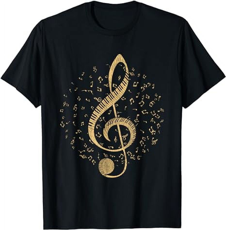 Piano Music Treble Clef Pianist Gift Piano T-Shirt - Walmart.com
