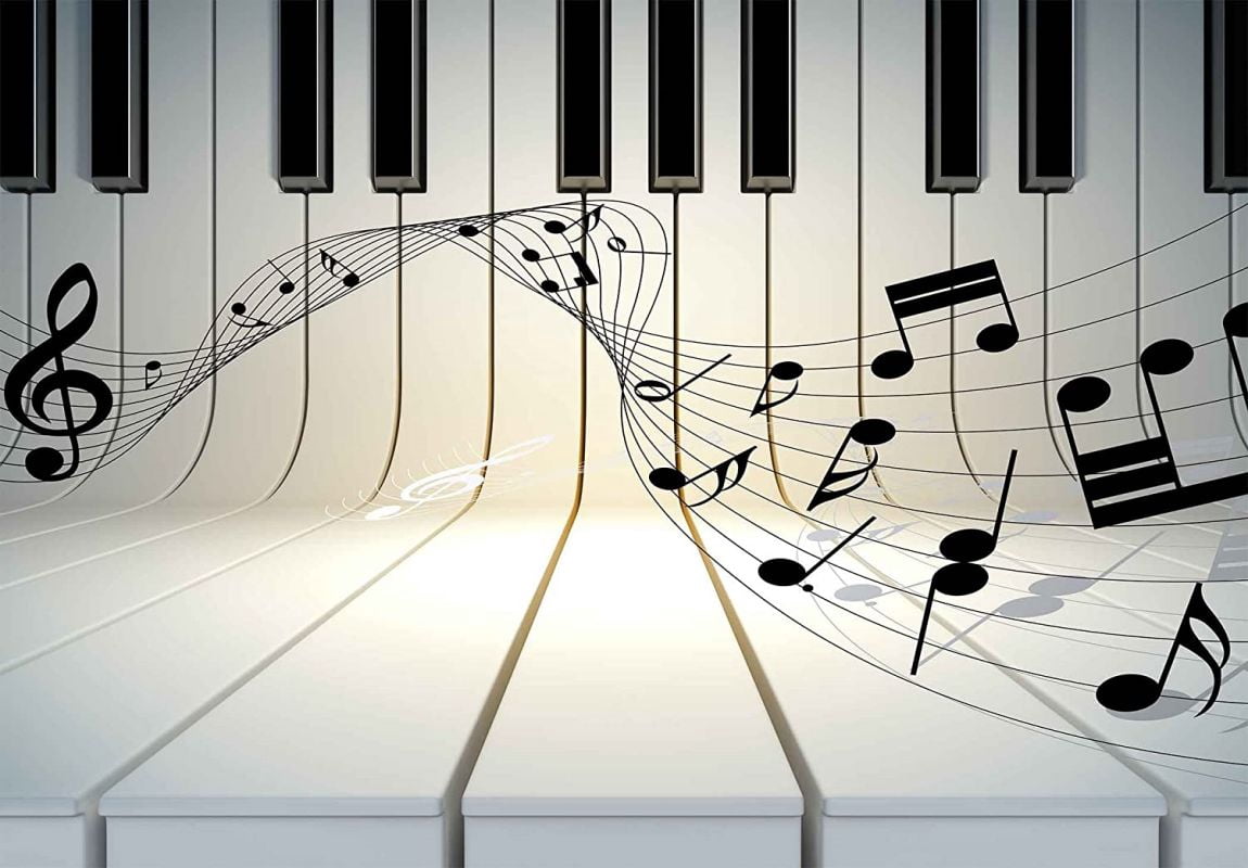 Piano Newborn Photography Party Background Photo ration Birthday ...