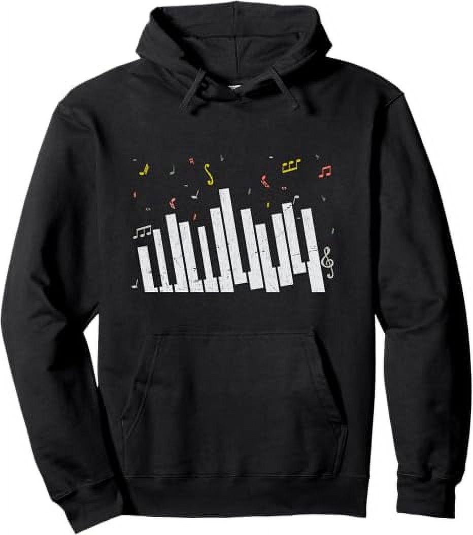 Piano Player Keyboard Classical Music Notes Pianist Piano Pullover ...