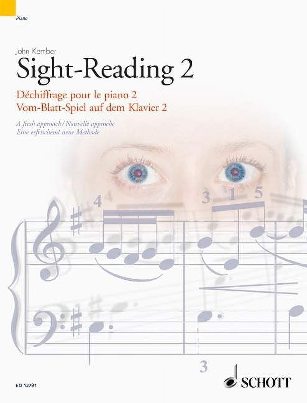 Piano Sight-Reading 2, Dechiffrage Pour Le Piano 2/Vom-Blatt-Spiel Auf Dem Klavier 2: A Fresh ...