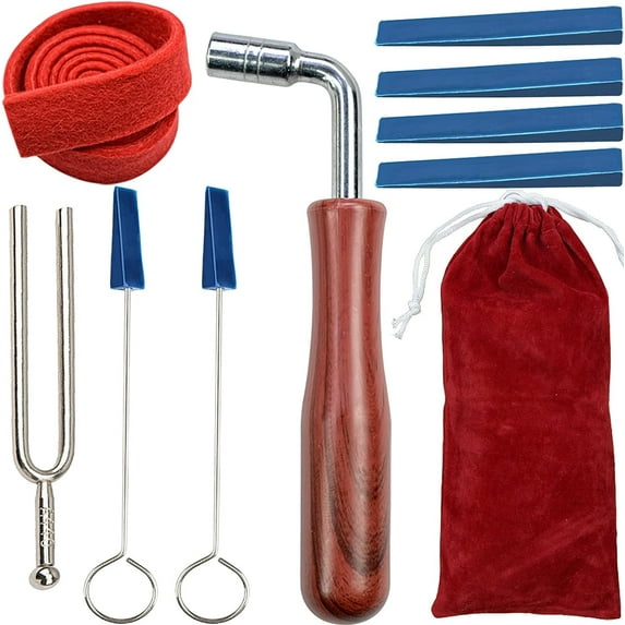 Piano Tuning Kit, Professional Piano Tuner Kit Including Tuning Wrench ...