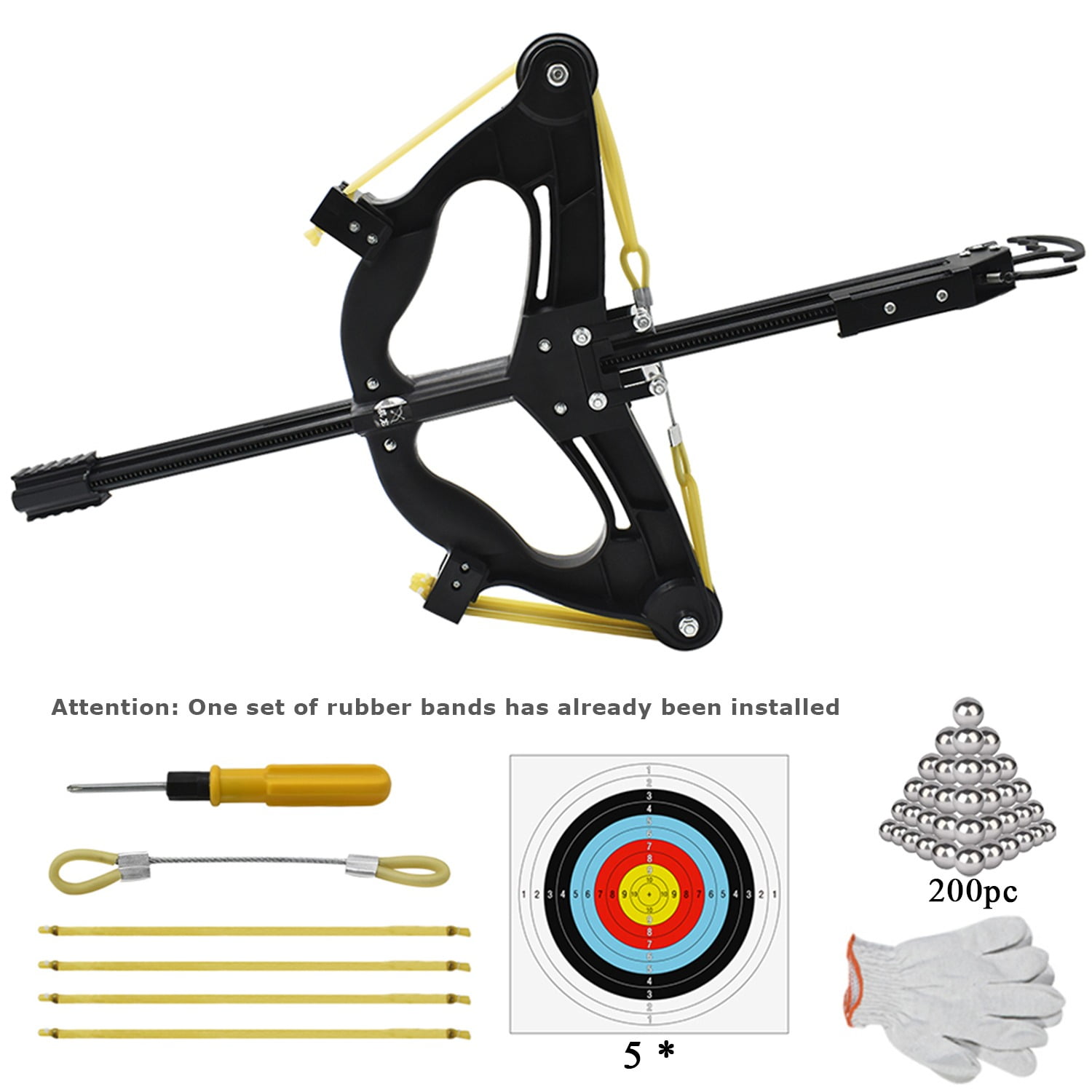 Piaoyu ABS Compound Bow,Steel Ball Bow Practice Archery Bow and Arrows ...