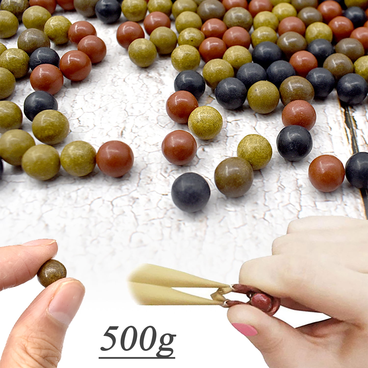Piaoyu Clay Slingshot Ammo Balls Biodegradable for Shooting and Hunting ...
