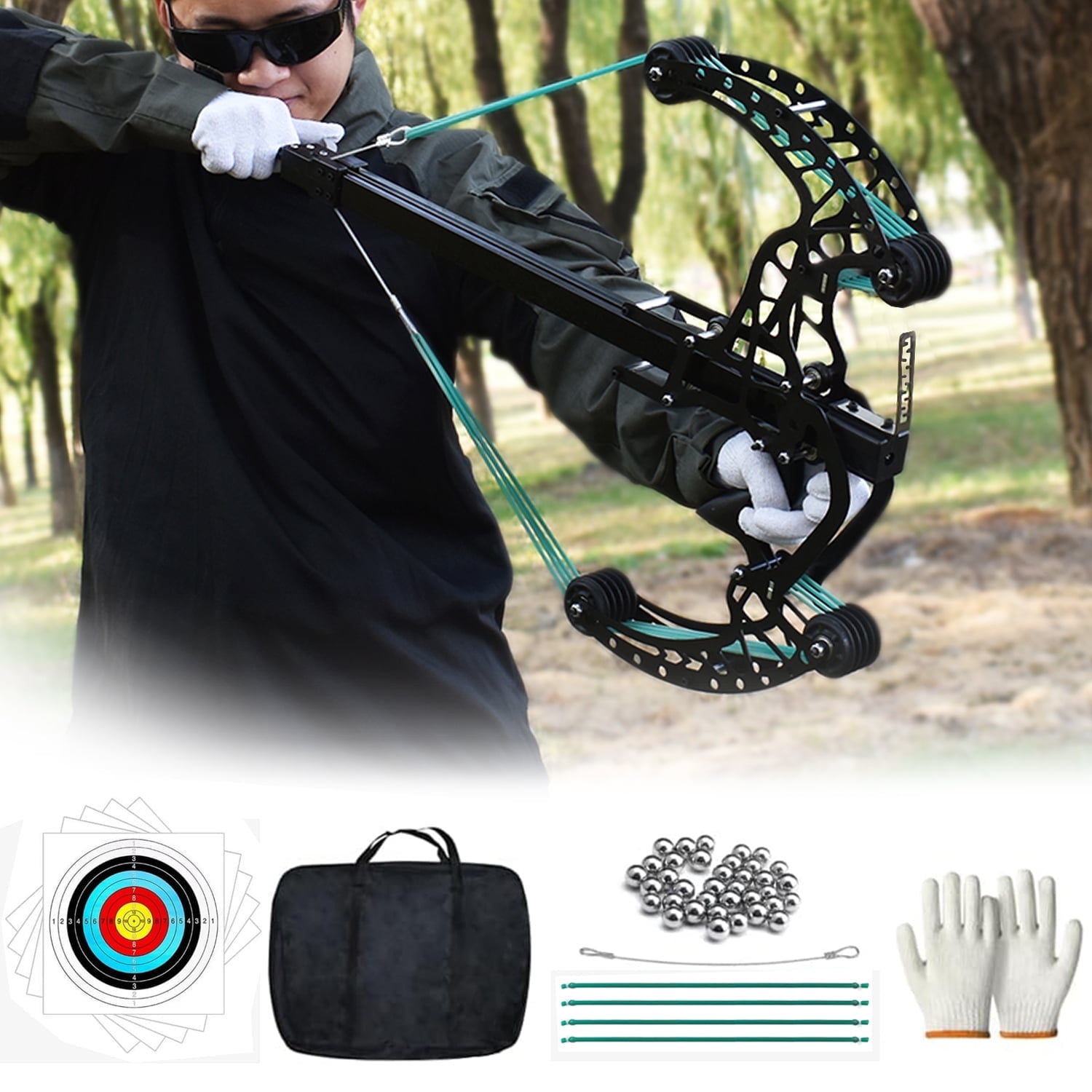 Piaoyu Hunting Bows for Adults, Ball Bearing Bow, Compound Bow Set That ...