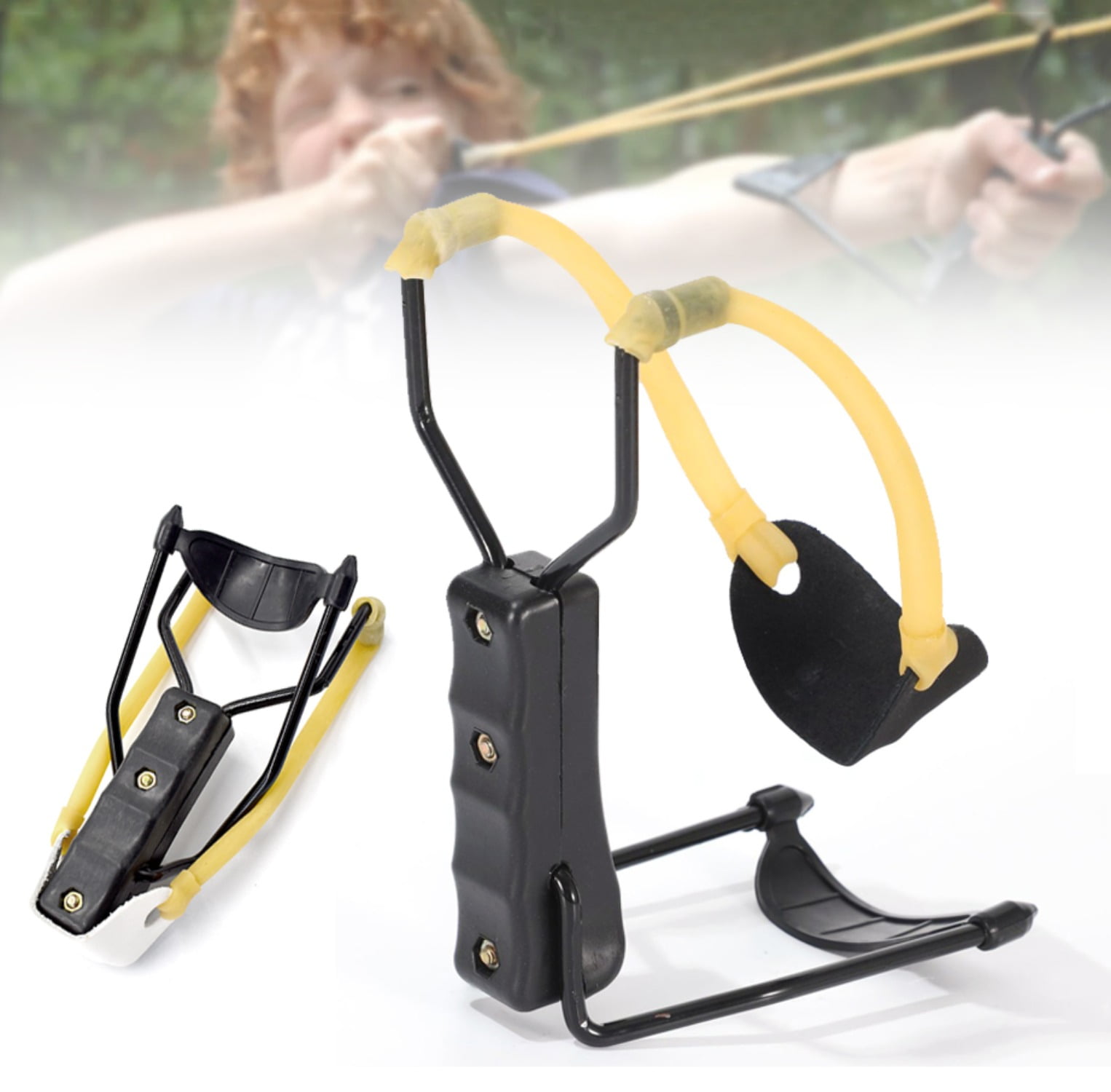 Piaoyu Hunting Wrist Brace Slingshot with Rubber Band for Outdoor ...