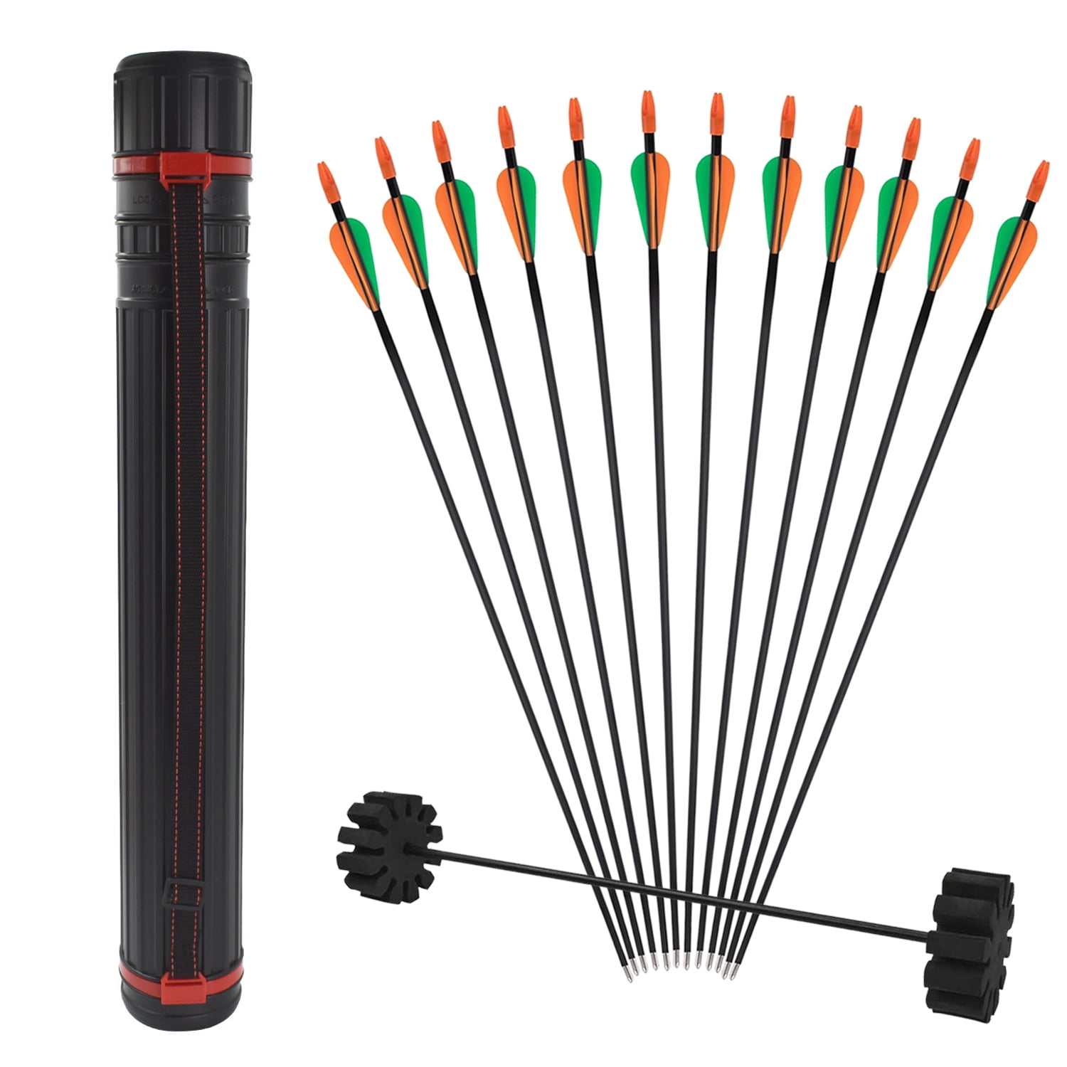 Piaoyu Outdoor Adjustable Telescopic Arrow Carrier Tube,Bow and Arrow ...