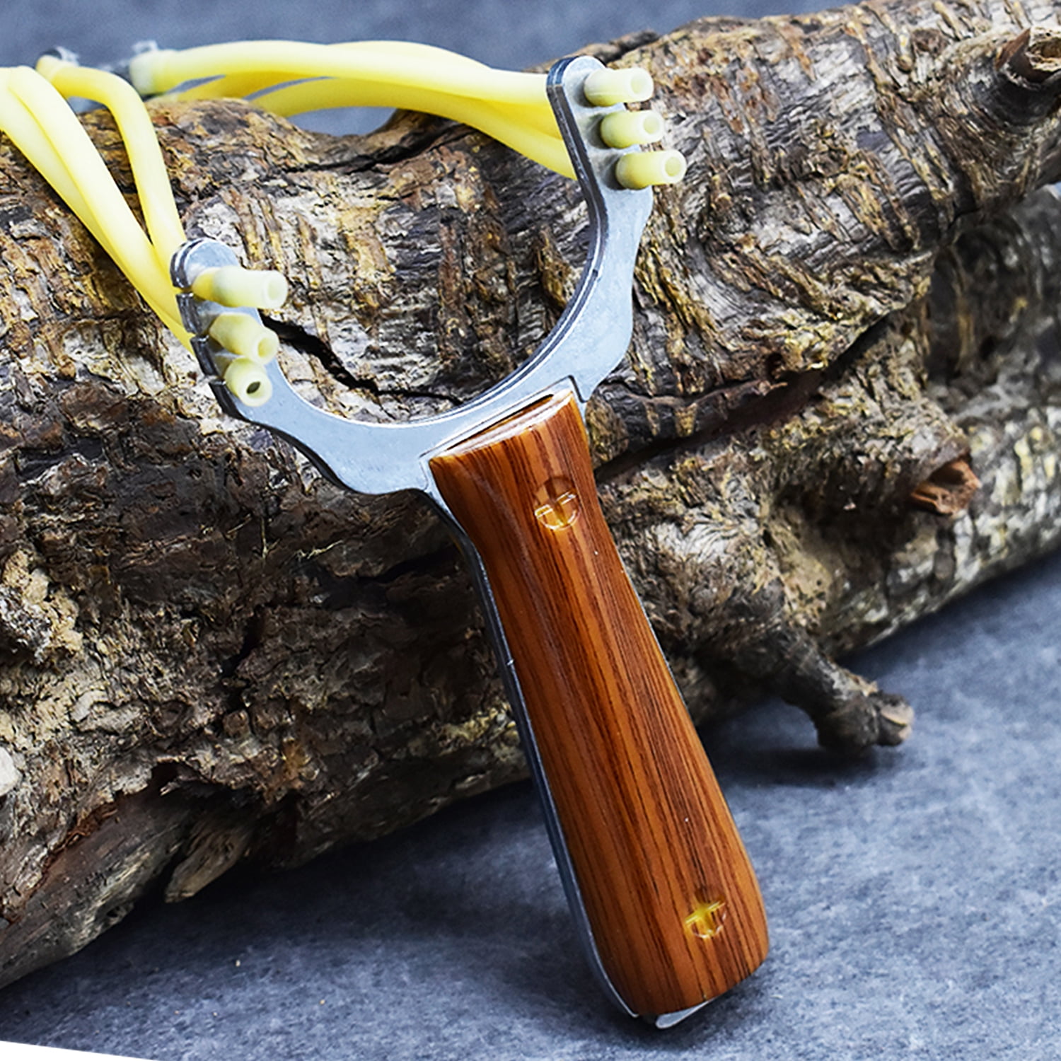 Piaoyu Powerful Slingshot with Rubber Band Outdoor Hunting Bow Duty ...