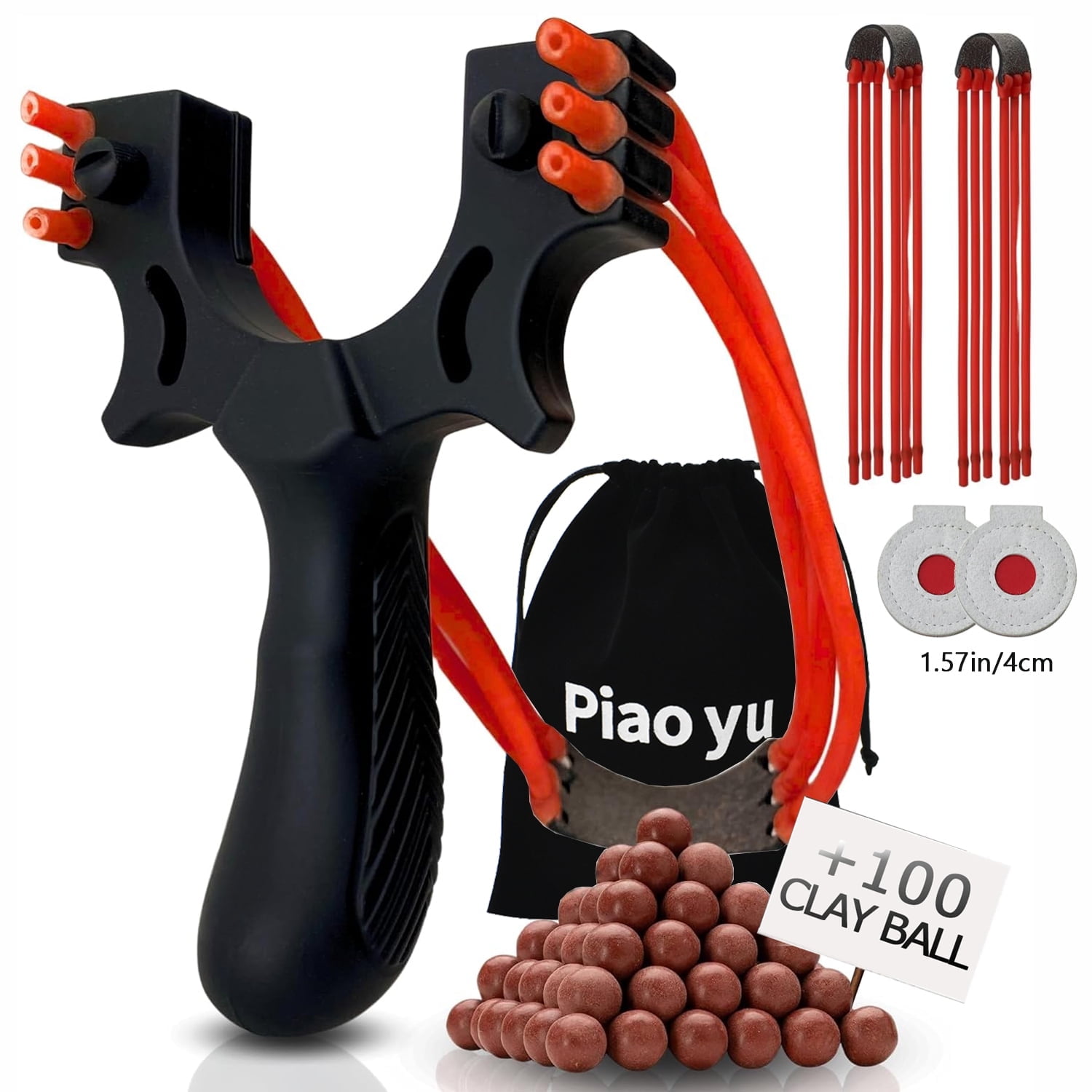 Piaoyu Slingshot Kit for Adult,Outdoor Hunting and Shooting Slingshot ...