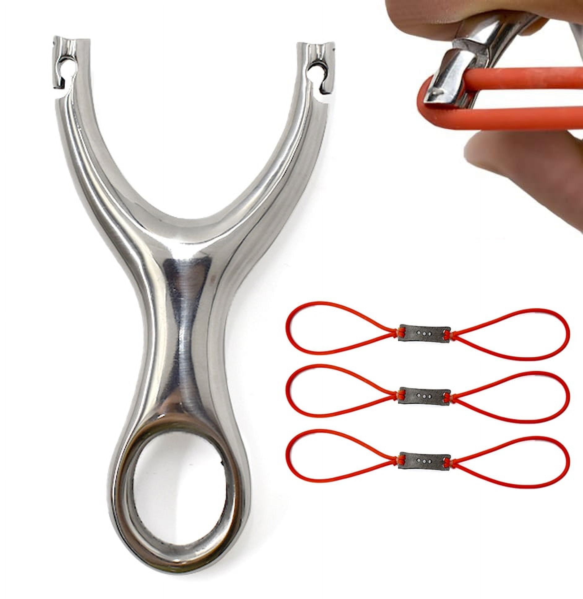Piaoyu Stainless Steel Slingshot Traditional Recurve Professional ...