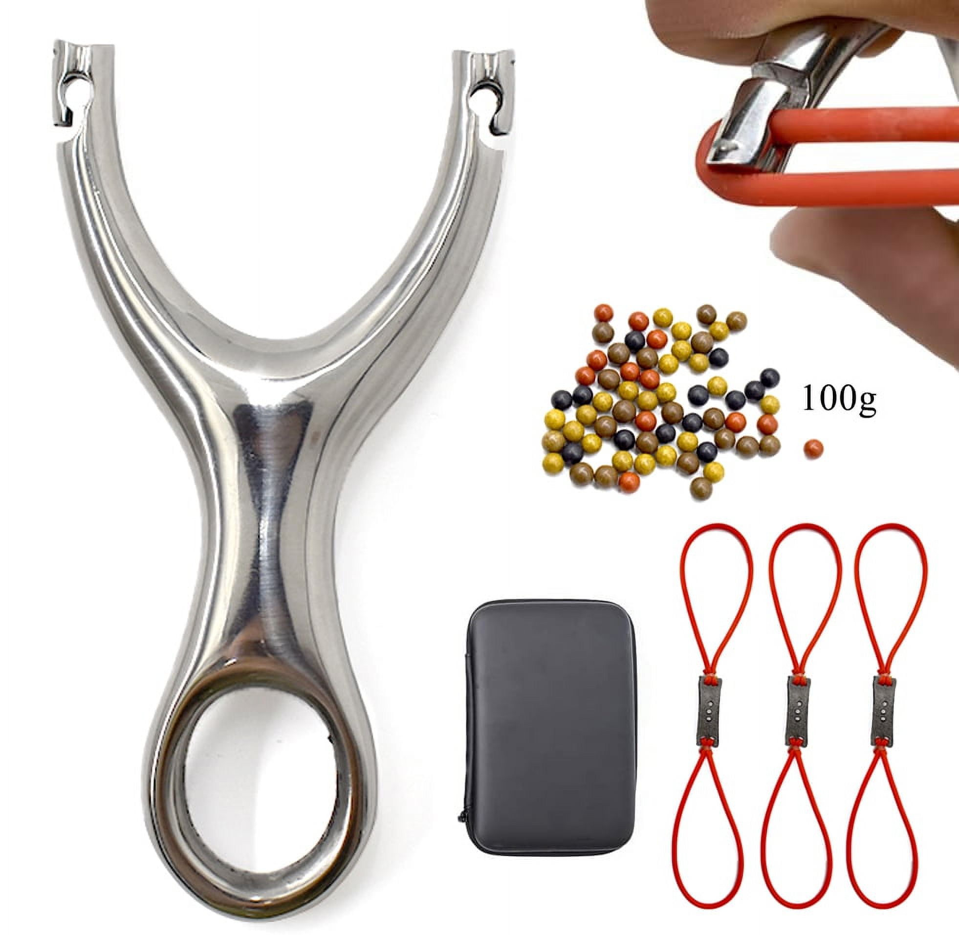 Piaoyu Stainless Steel Slingshot Traditional Recurve Professional ...