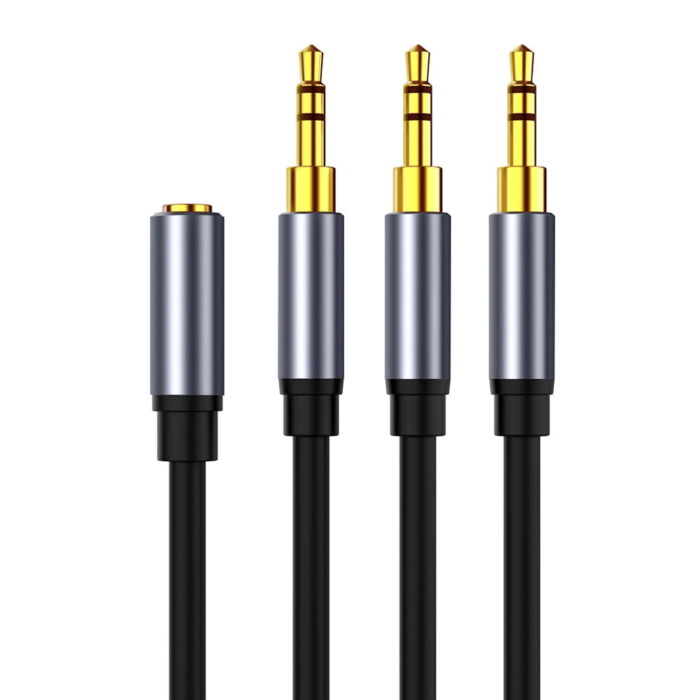 Piartly 3.5mm for Jack Splitter Cable Male/Female to 3 Female/Male Cord ...
