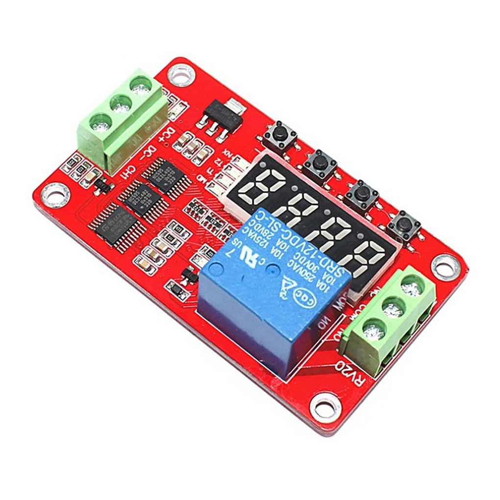 Piartly 5/12/24V 1 Channel Relay Module Interface Board Loop Delay ...