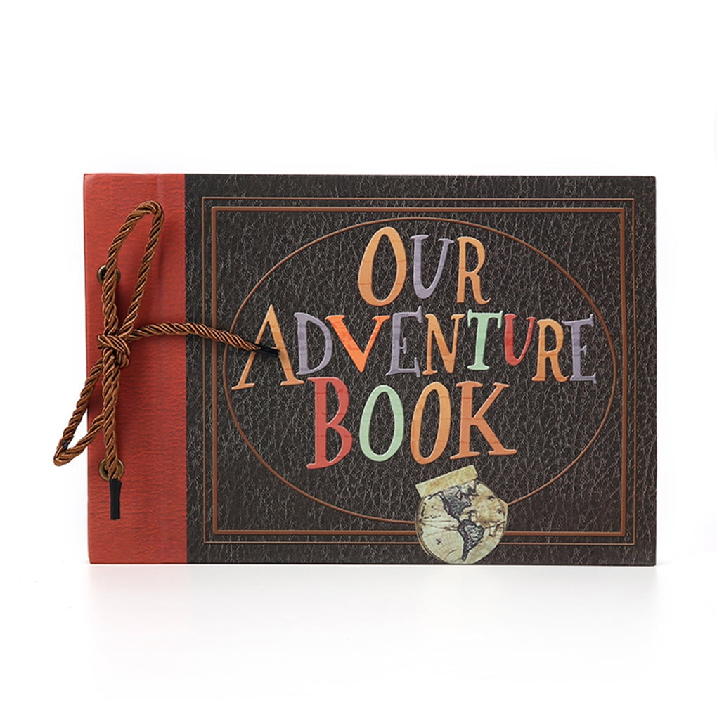 Piartly Adventure Book DIY Rope Vintage Photo Album Thicken Large ...