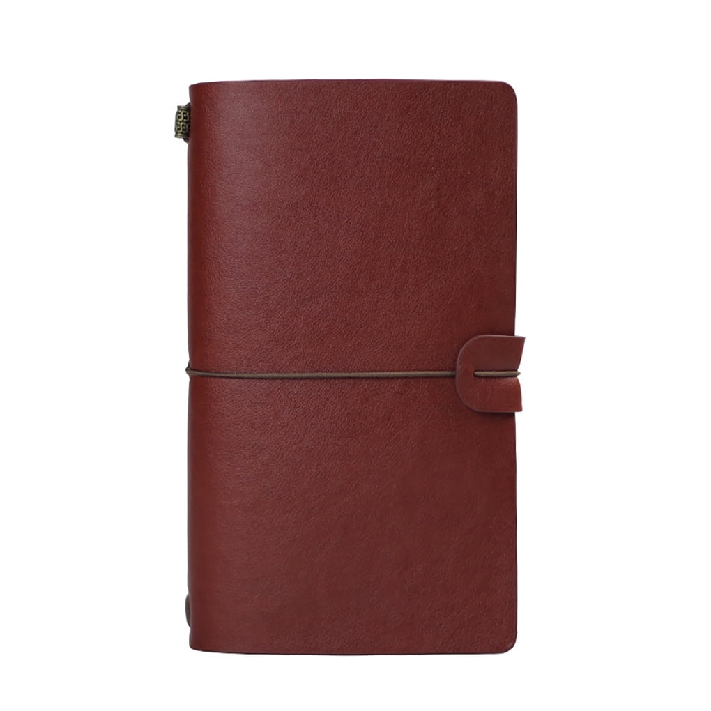 Piartly Classic Leather Notebook A6 Vintage Style Diary Journal with ...