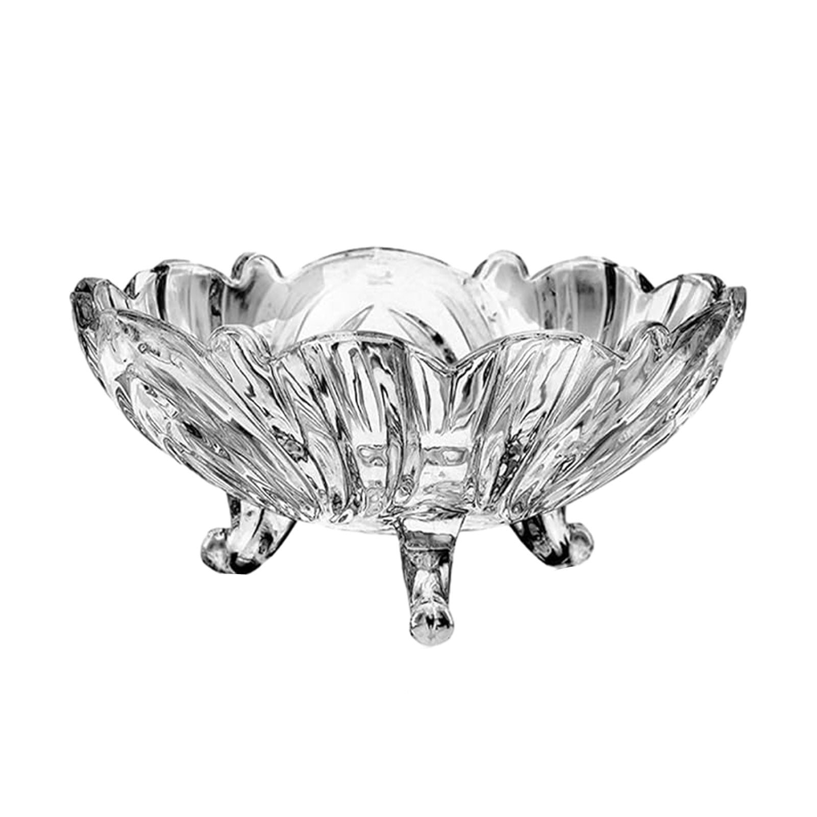Piartly Crystal Glass Fruit Bowl Versatile Addition To Dining Table ...