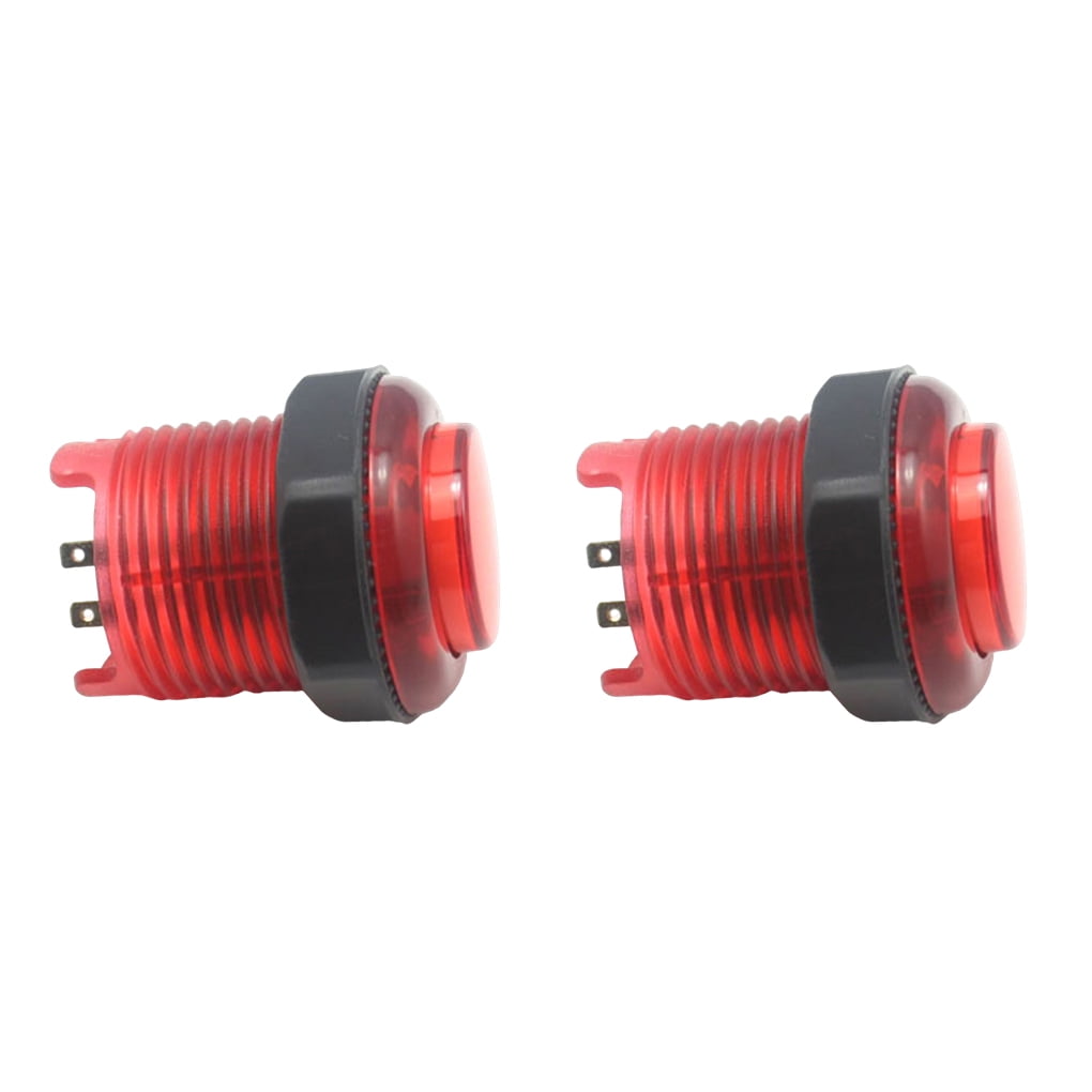 Piartly Illuminated Push Button Game Machine Transparent Original Fittings Micro Switch Snap ...