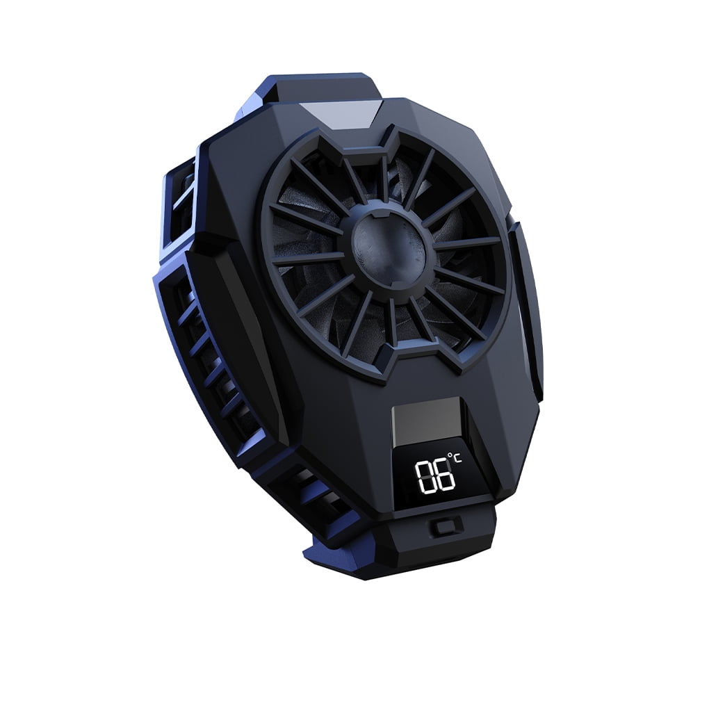 Piartly Phone Back Cooling Fan Temperature Display Portable Cooler ...
