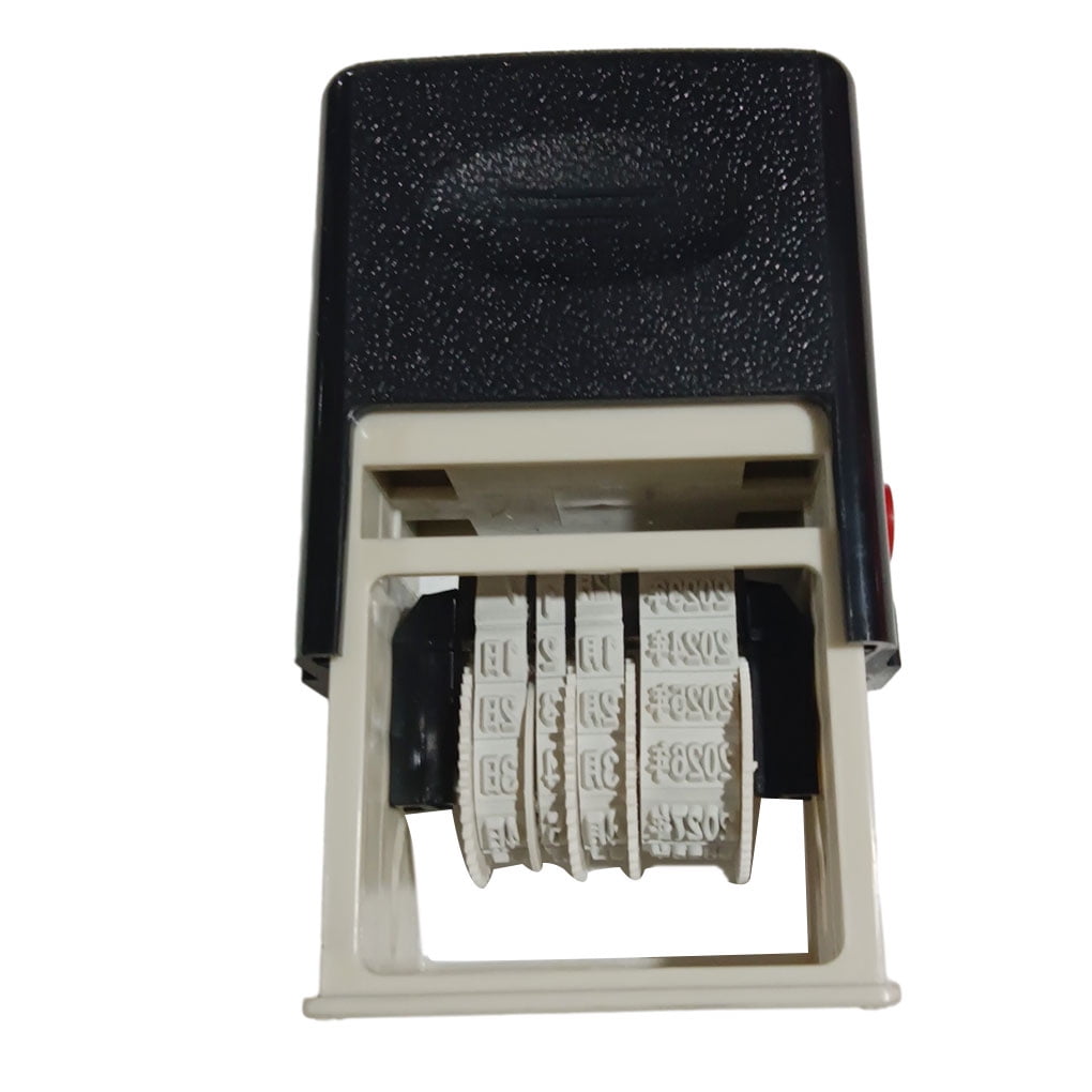 Piartly Self Inking Date Stamp with Adjustable Date Album Card Making ...
