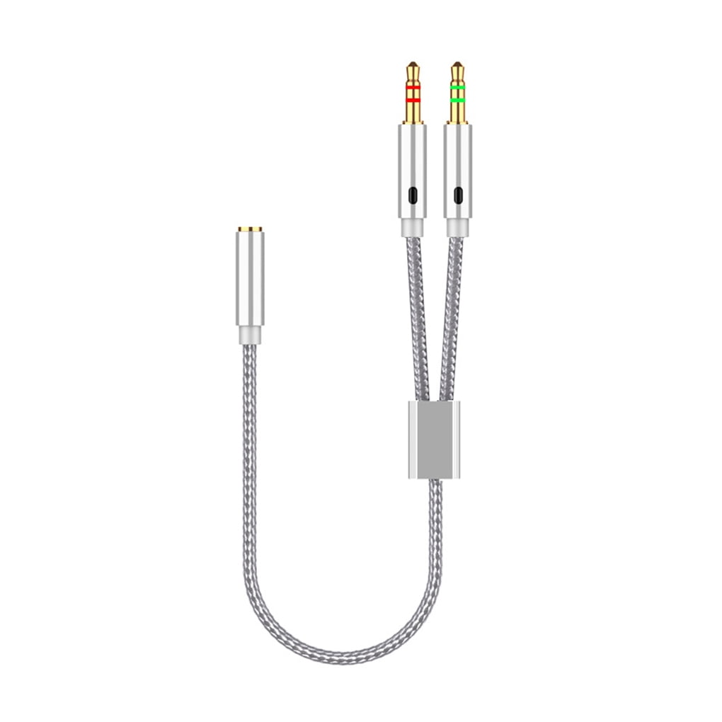 Piartly Zinc Alloy Brass Desktop Computer Headphone Adapter Cable Tear ...