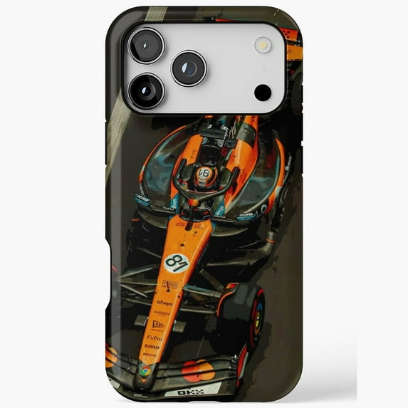Piastri 2025 F1 Car Abstract Sparks Racing Motion Art iPhone 17 11 12 ...