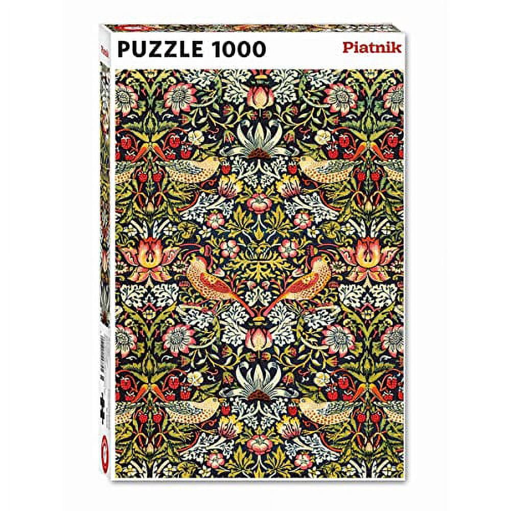 Piatnik Strawberry Thief, William Morris Pattern Jigsaw Puzzle (1000 ...