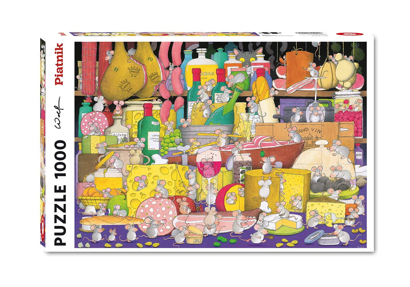 Piatnik Supervised Feast Jigsaw Puzzle (1000 Pieces) - Walmart.com
