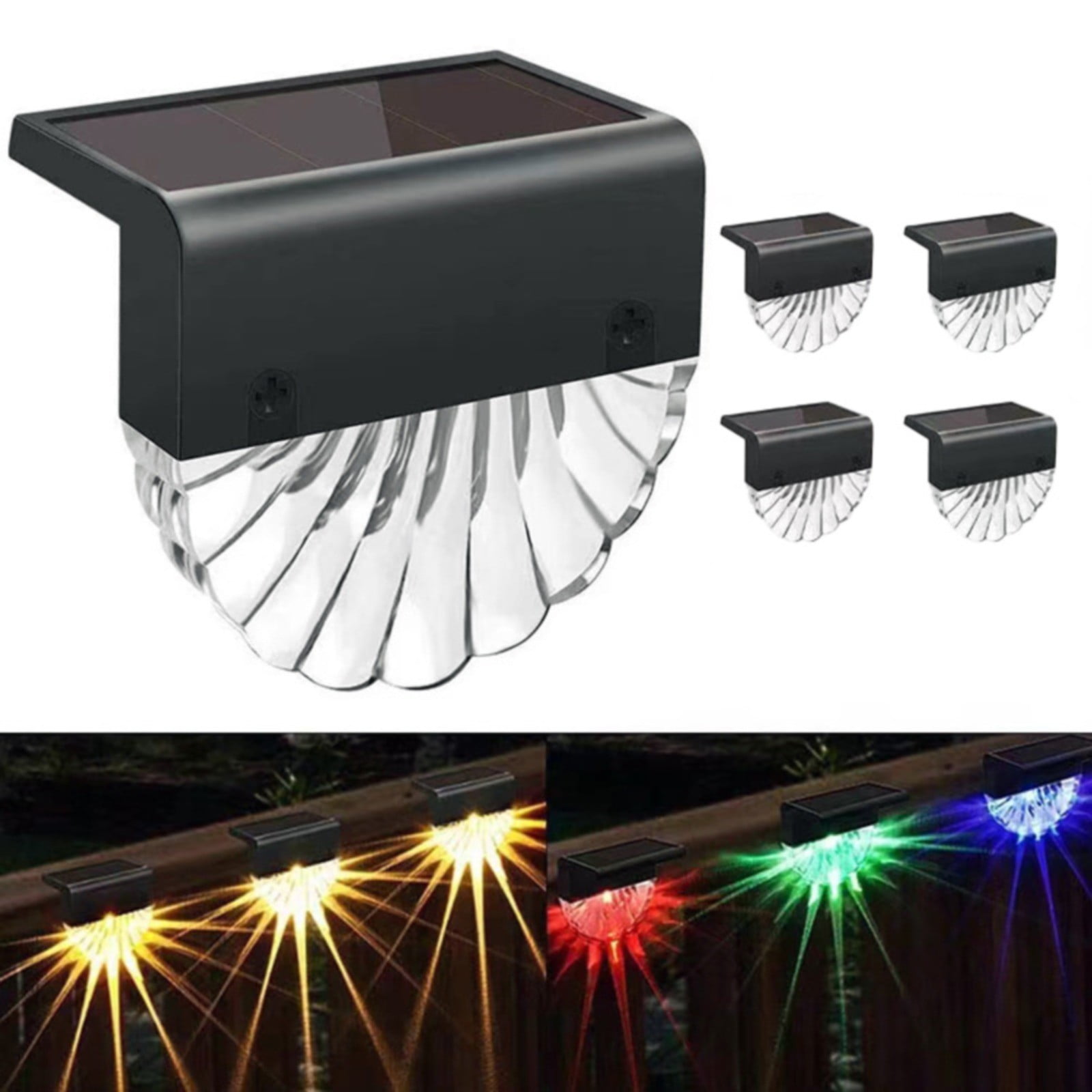 Piaybook Clearance Garden Lamps 6 Solar Lights For Outdoor Garden LED ...