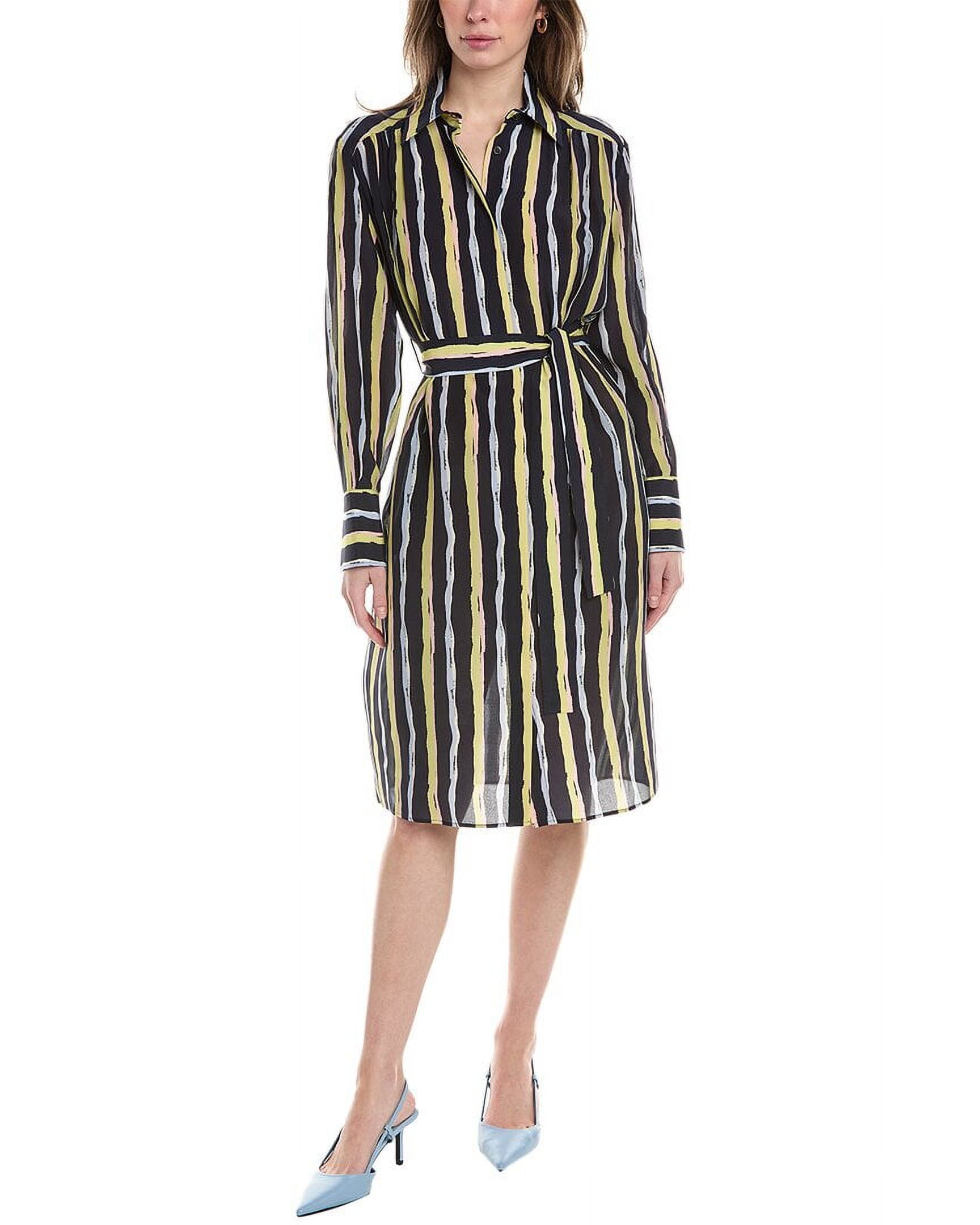 Piazza Sempione womens Silk Midi Dress, 42, Blue - Walmart.com