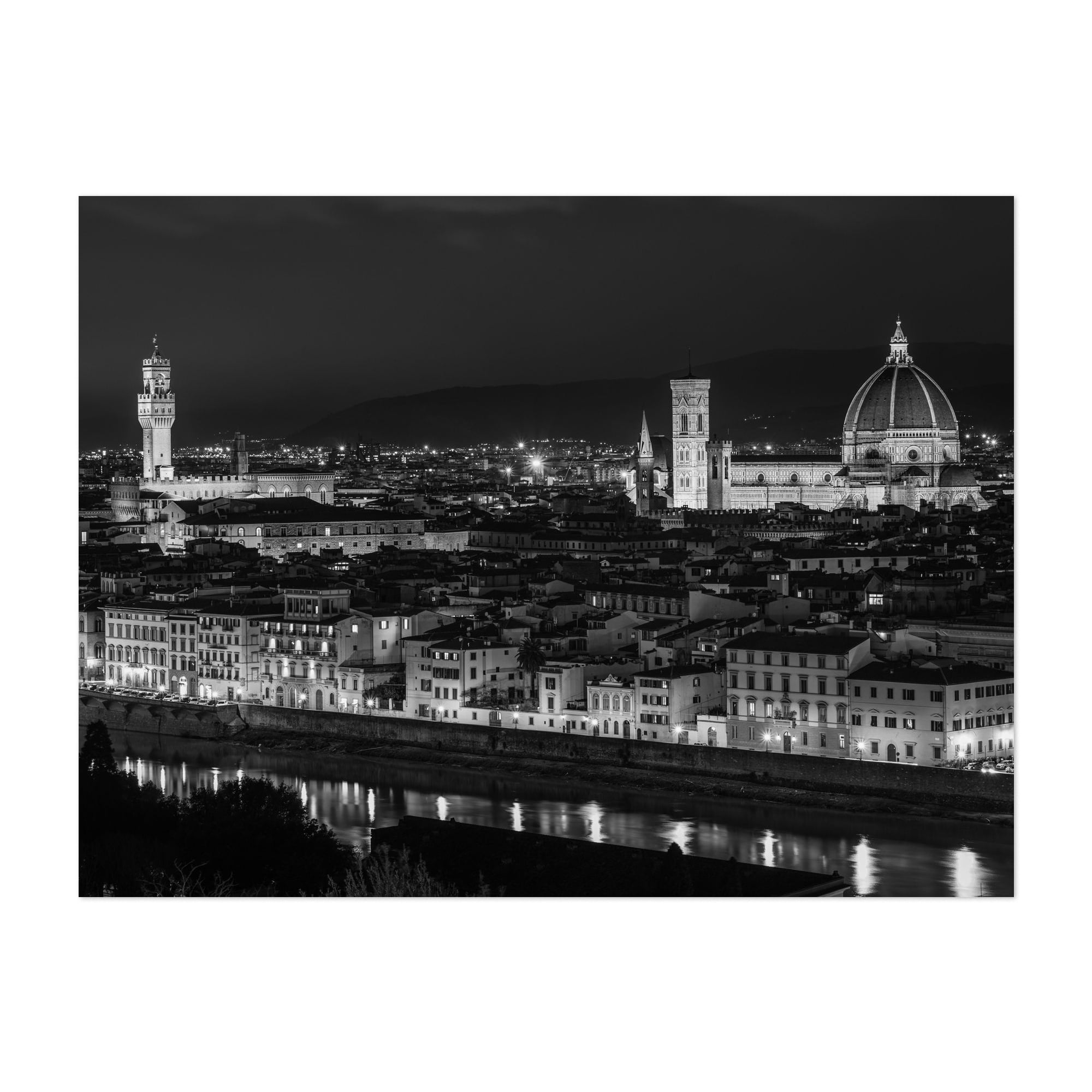 From Piazzale Michelangelo 01 B&W - Florence Tuscany Italy Photography ...