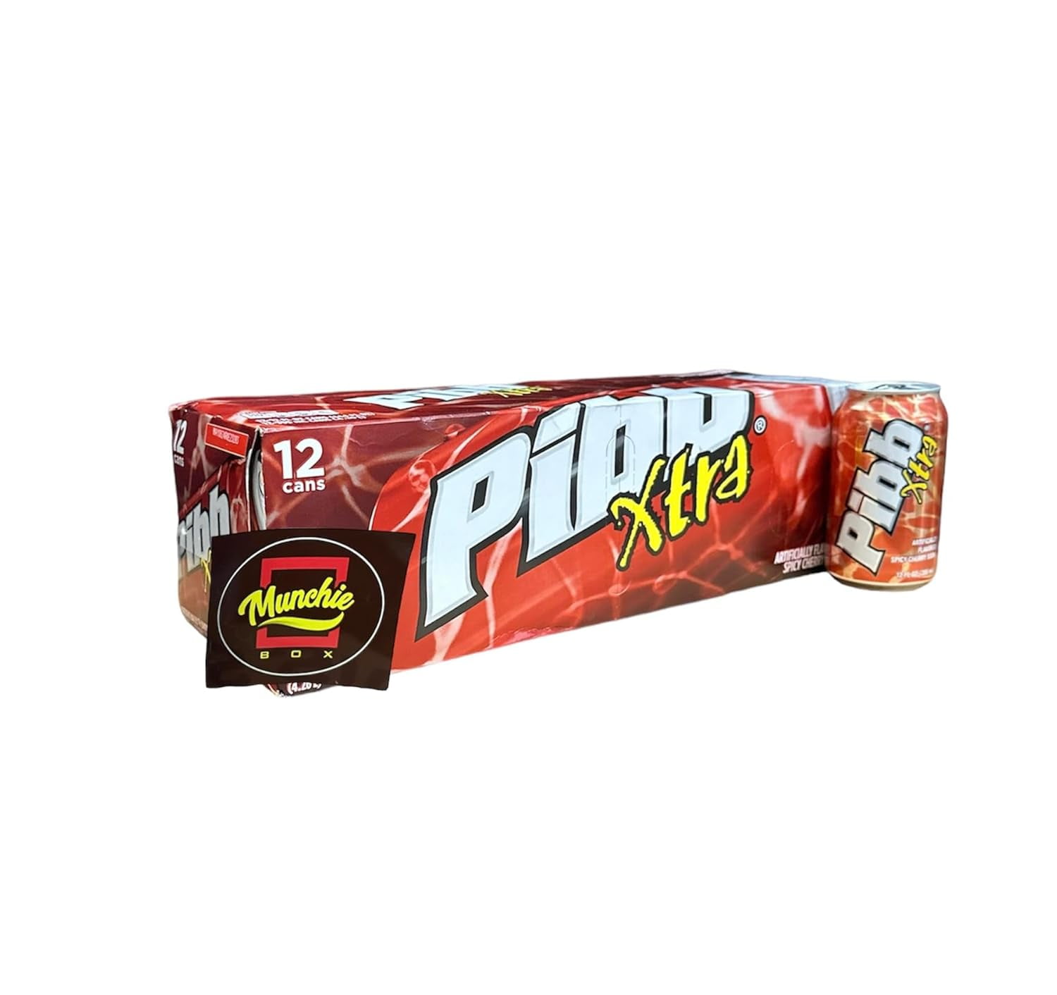 Pibb Xtra Cherry Soda - Stash (Regular, Pack of (12) 12 Oz Cans ...