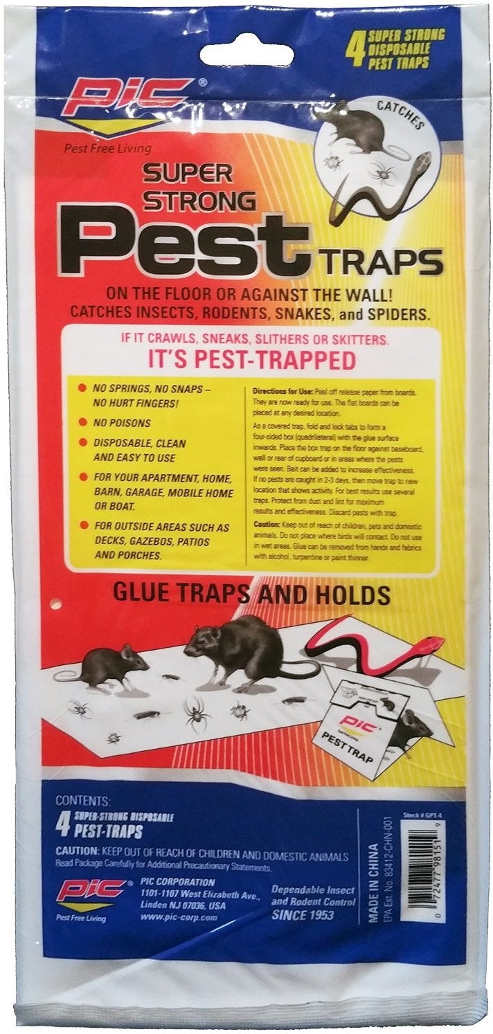 Pic Corporation Super Strong Pest Traps, Catches Insects, Rodents ...