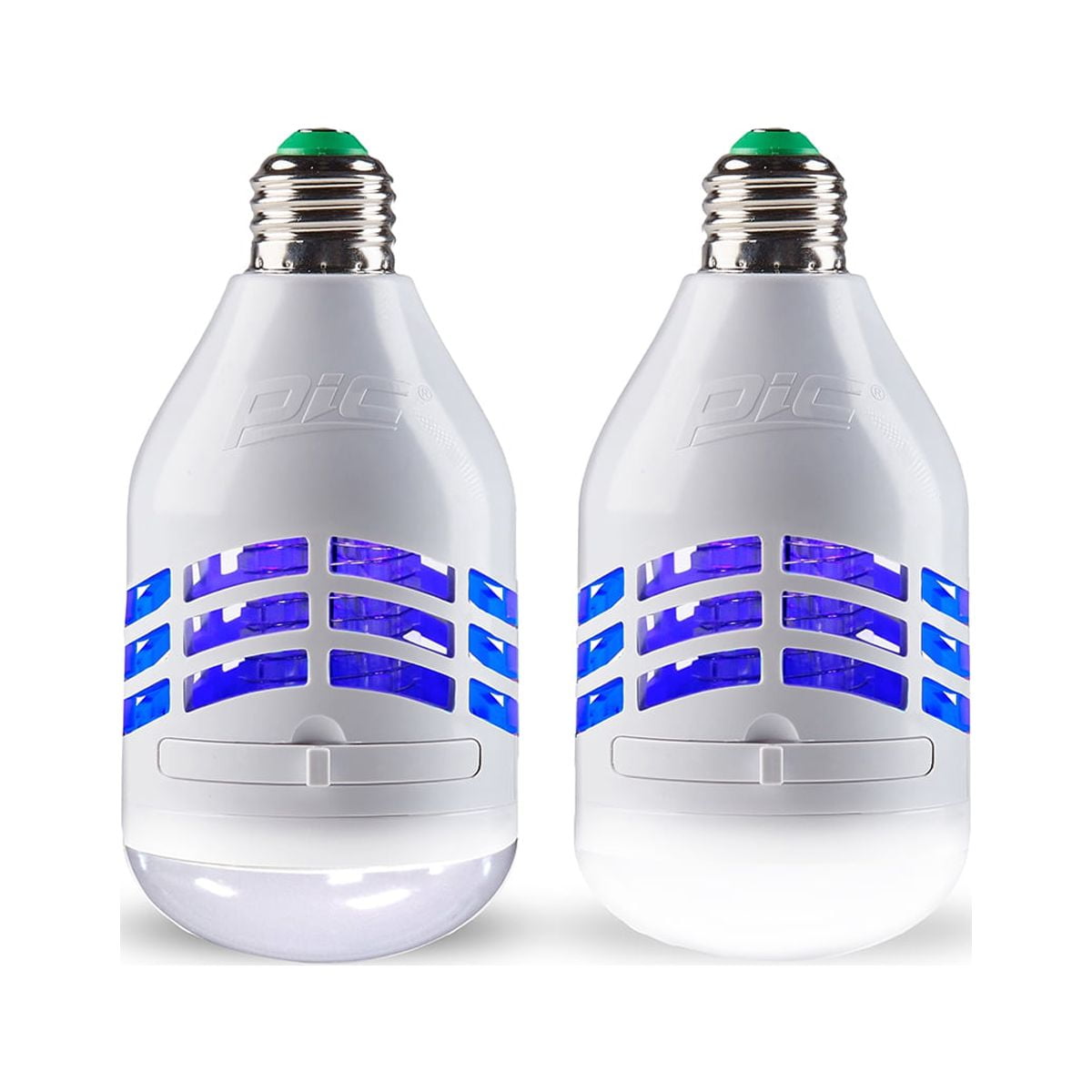Pic LED Light Bulb, Electric Insect Killer, White, 2 Count - Walmart.com