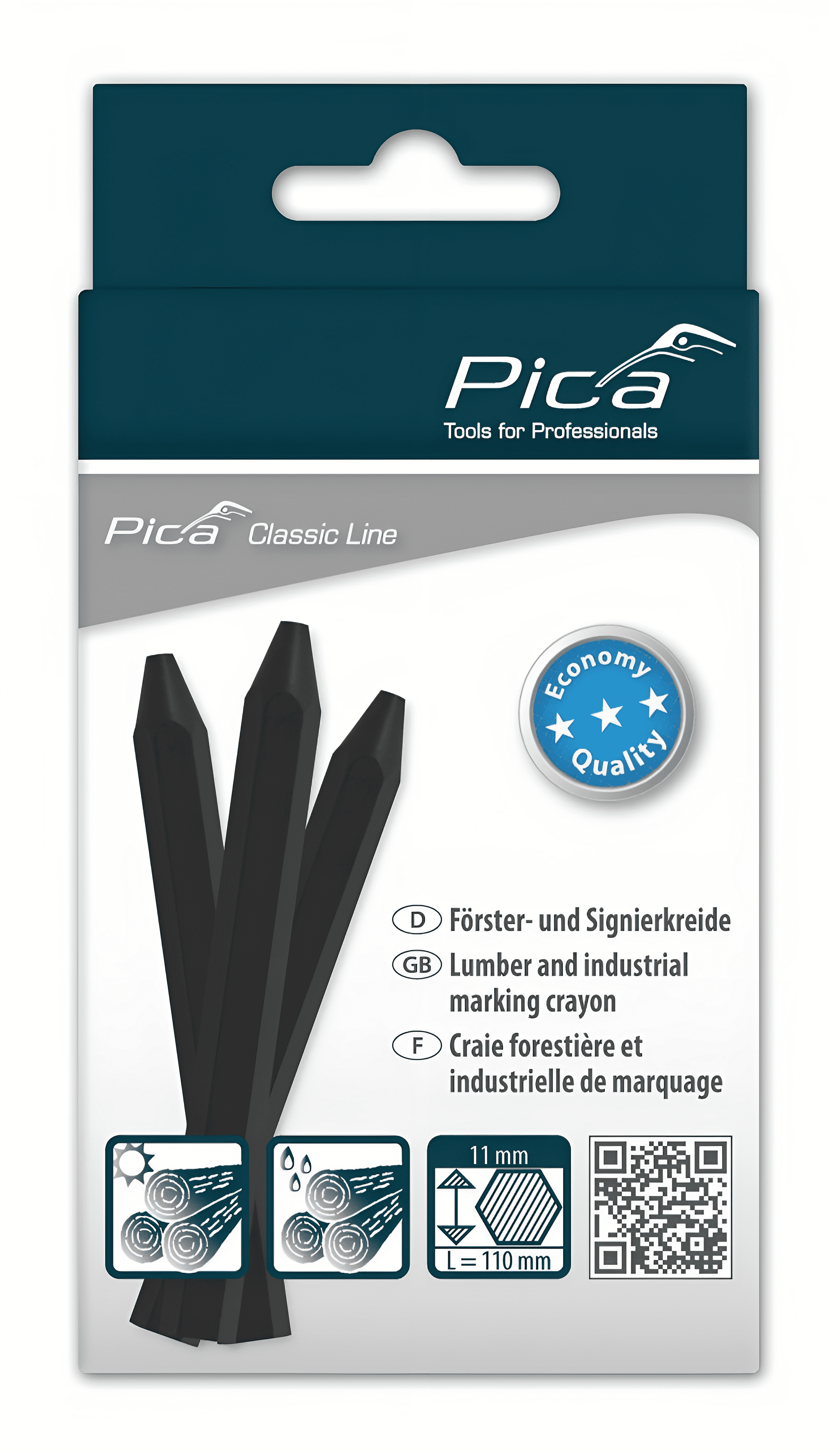 Pica Classic ECO 591 - Industrial Marking Crayons - 11 mm x 110 mm ...